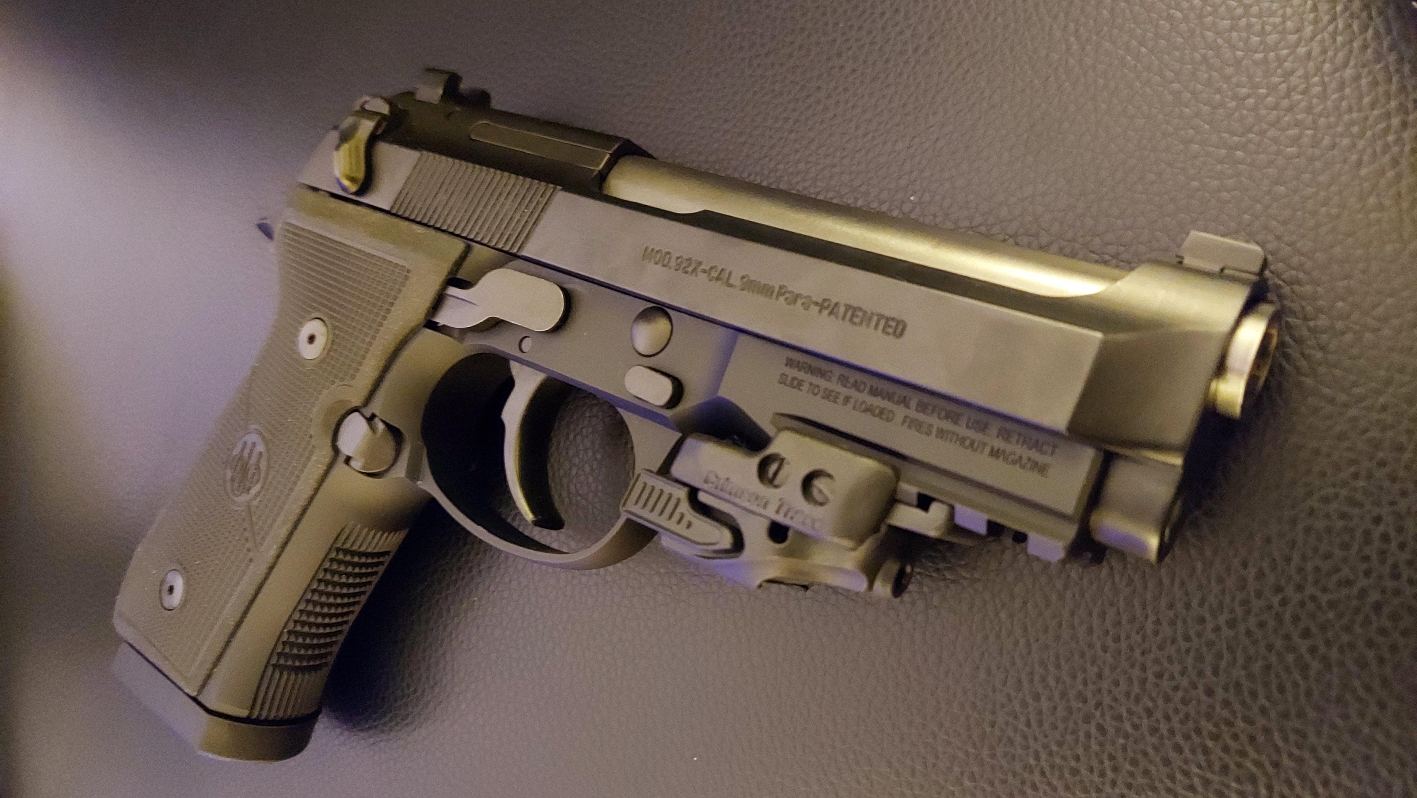 Beretta 92X Centurion w/ Crimson Trace red dot laser | Scrolller