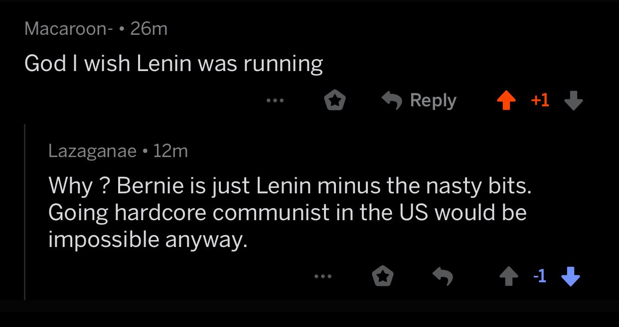 Bernie = Lenin | Scrolller