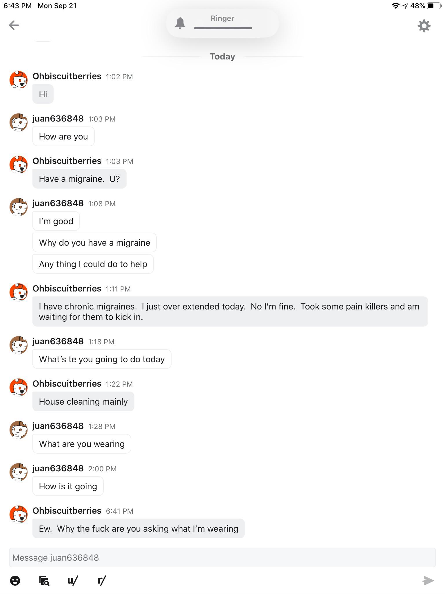 Beware this guy. Became friends with him on this subreddit. Said multiple times I’m not ...