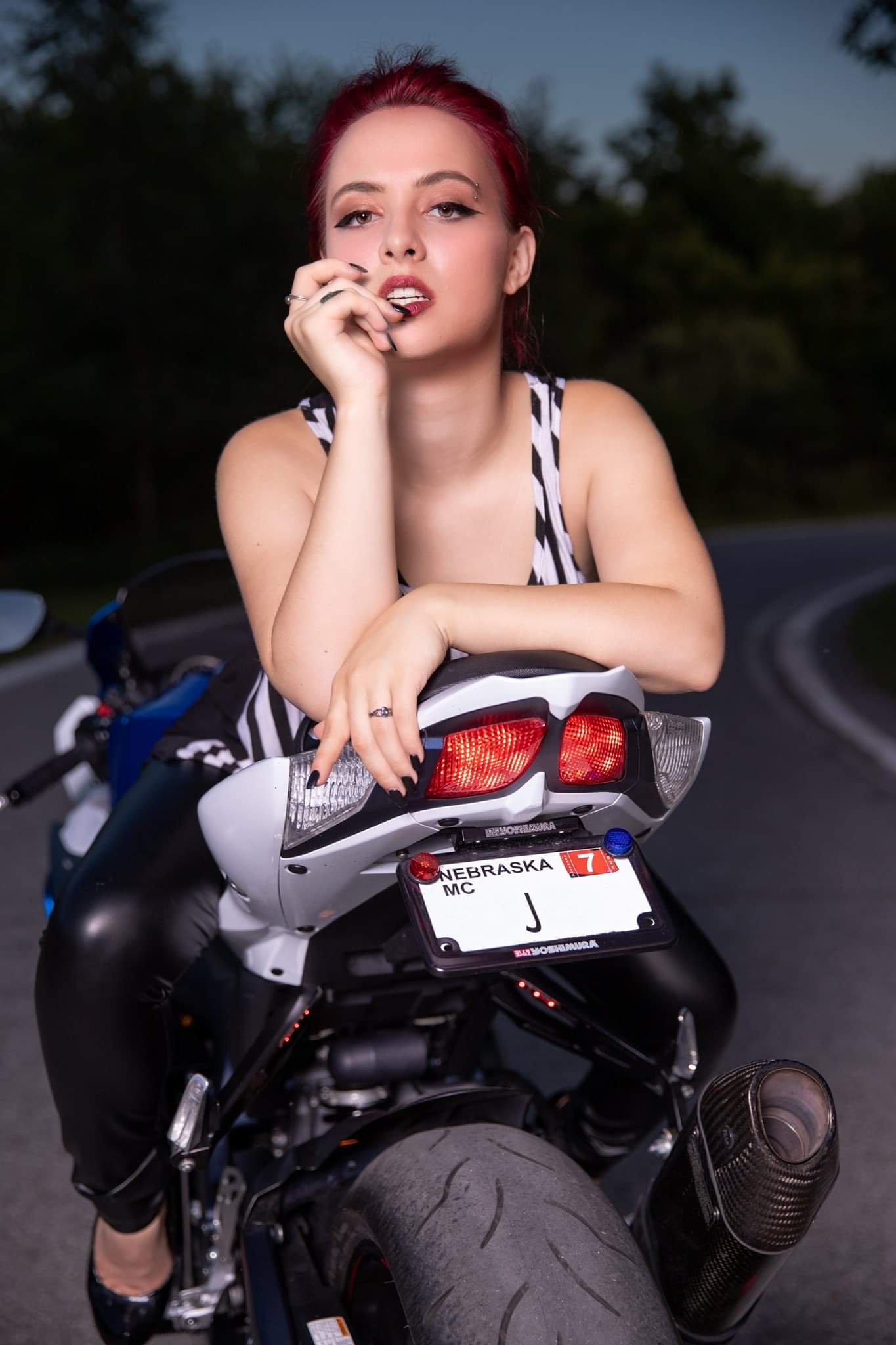 Biker babe shoot🖤 📷:CloudCoverPhotography | Scrolller