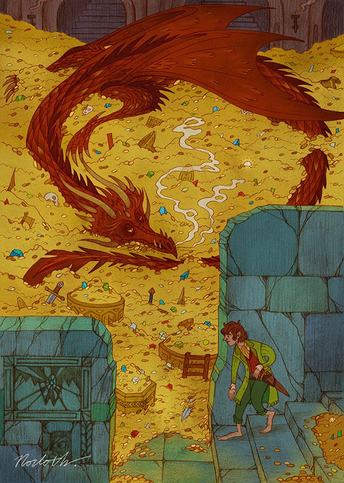 Bilbo and Smaug by Norloth | Scrolller
