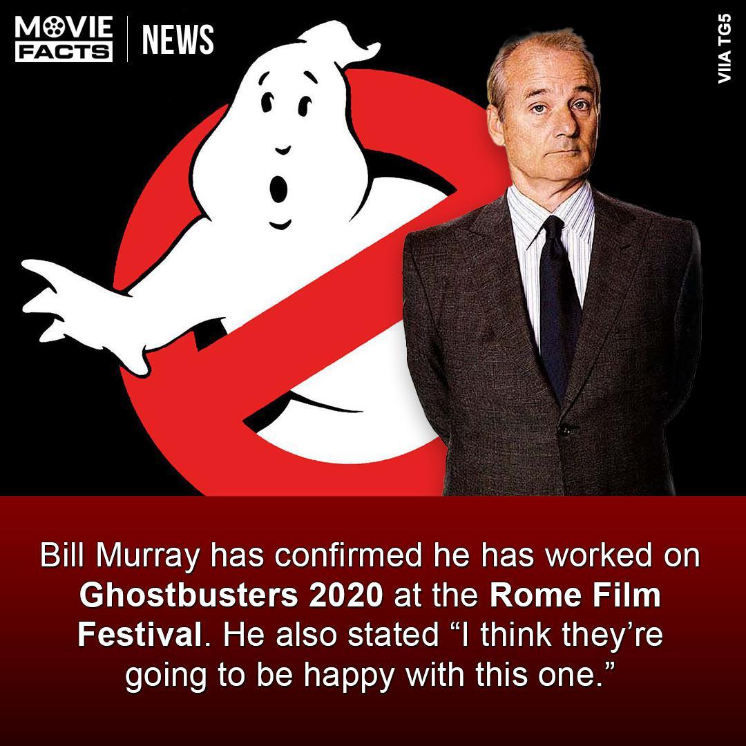 Bill Murray confirms he is Ghostbusters 2020 | Scrolller