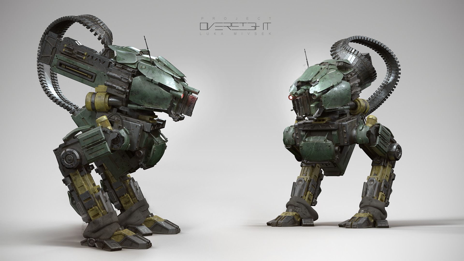 Bipedal Assault Chassis by Luka Mivsek | Scrolller