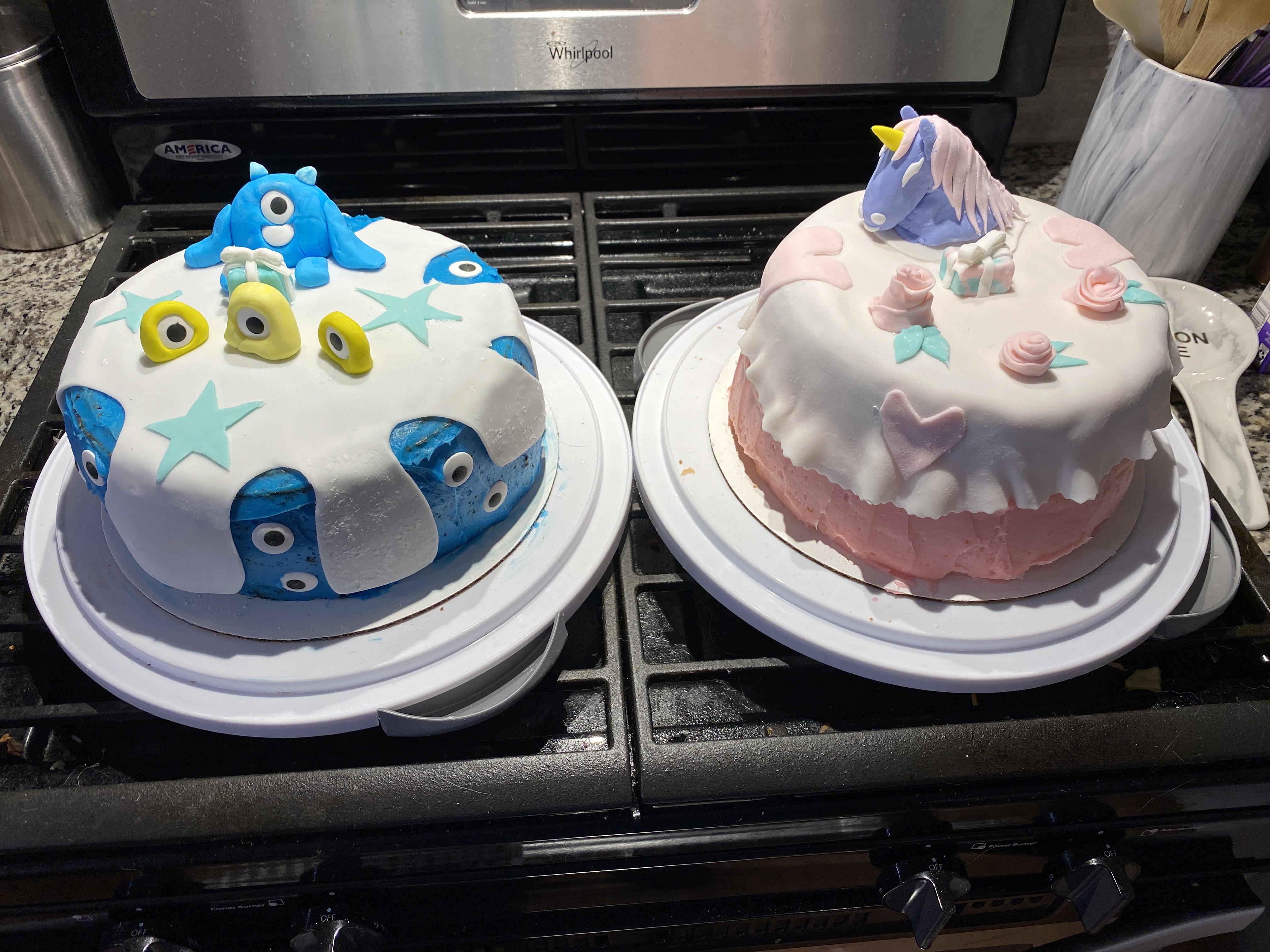 Birthday Cakes for my twins! | Scrolller