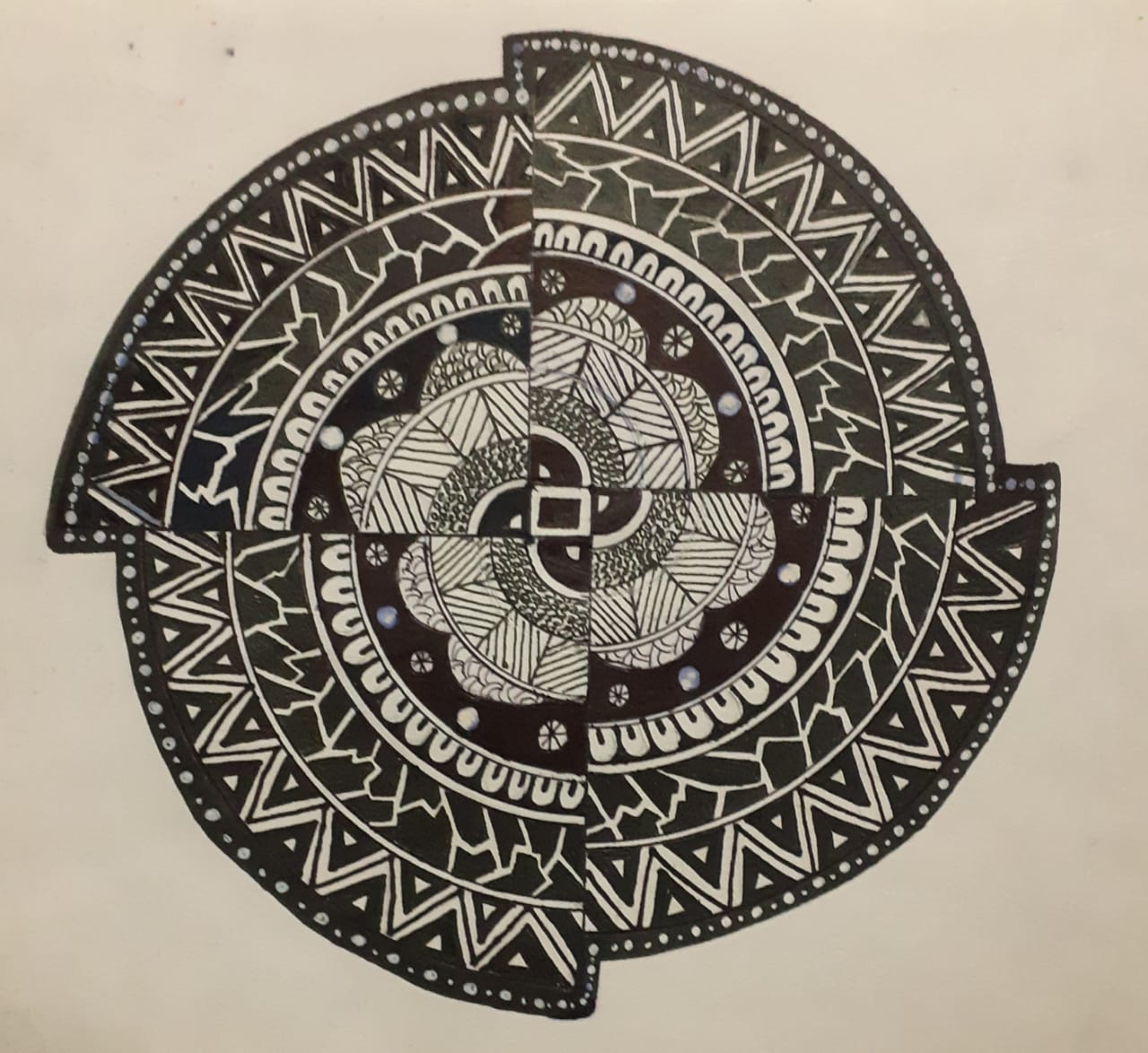 Black and white Mandala!.. | Scrolller