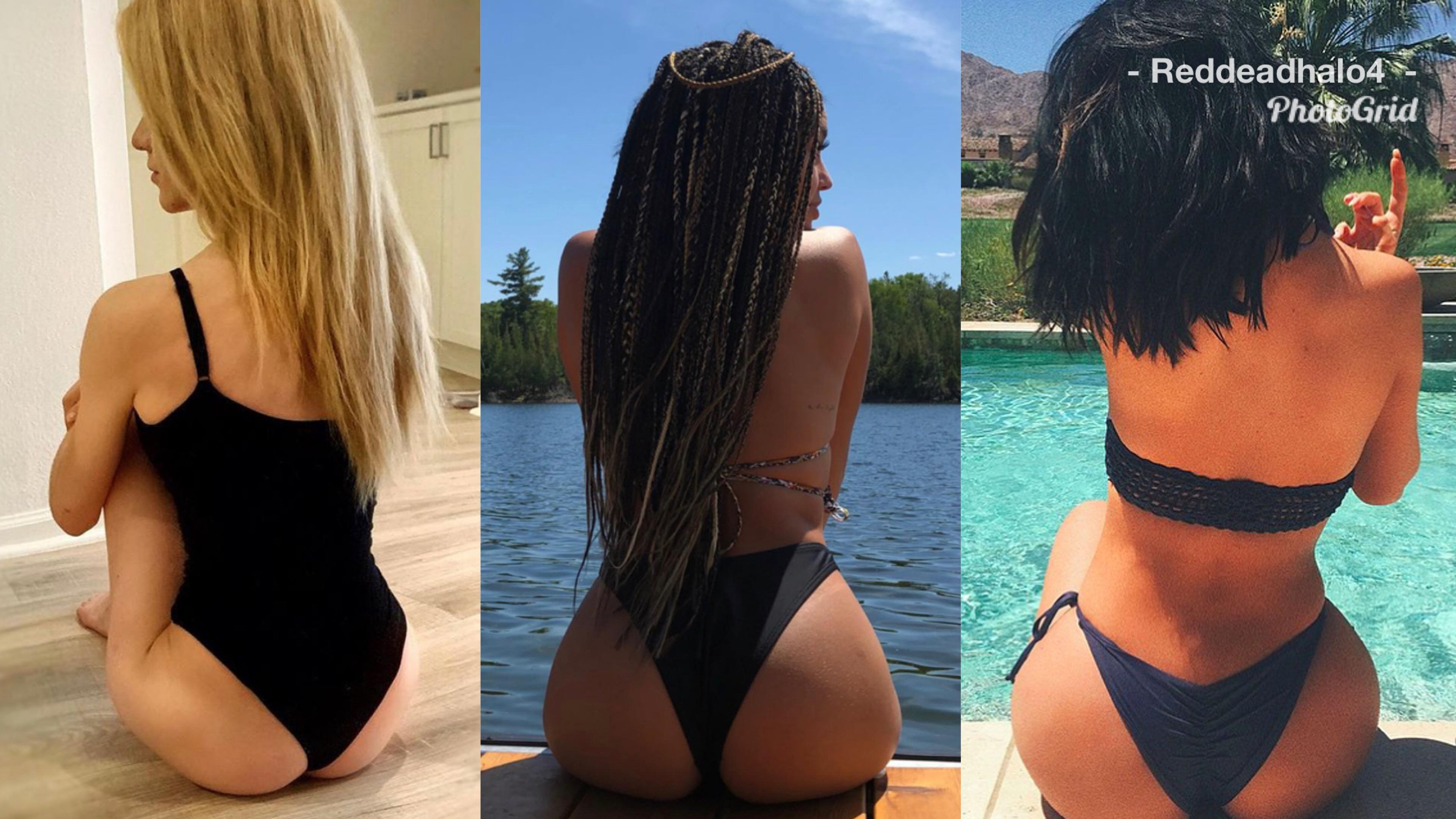 Black Bathingsuit Backsides: Katherine McNamara, Vanessa Morgan, Kylie Jenner | Scrolller