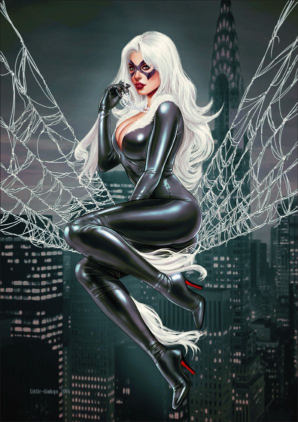 Black Cat [Spider-Man] by Little-Ginkgo (LÊ Thi Ngoc Nga) | Scrolller