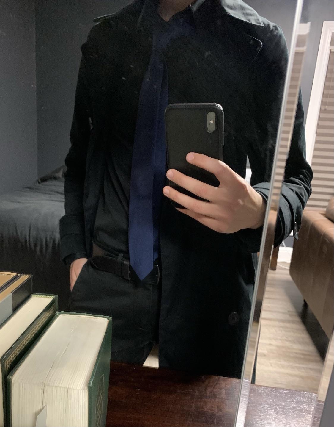 Black trench coat to match my 🖤 | Scrolller