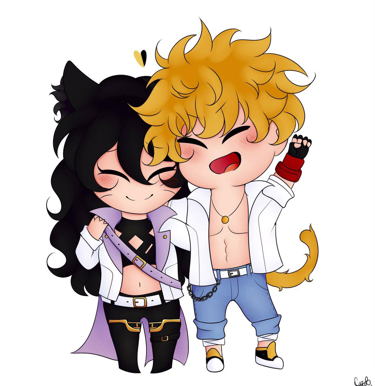 Blacksun (Blake Belladonna x Sun Wukong) Chibi Commission, done by ... Blacksun (Blake Belladonna x Sun Wukong) Chibi Commission, done by ...