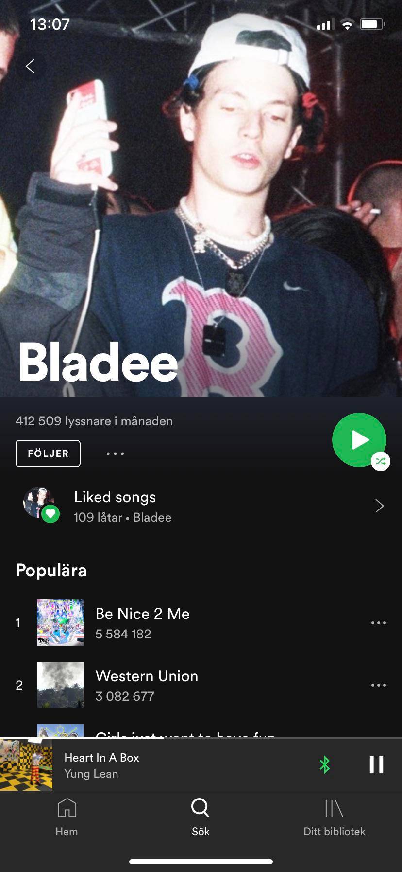 Bladee finally hit 400k+ monthly listeners | Scrolller
