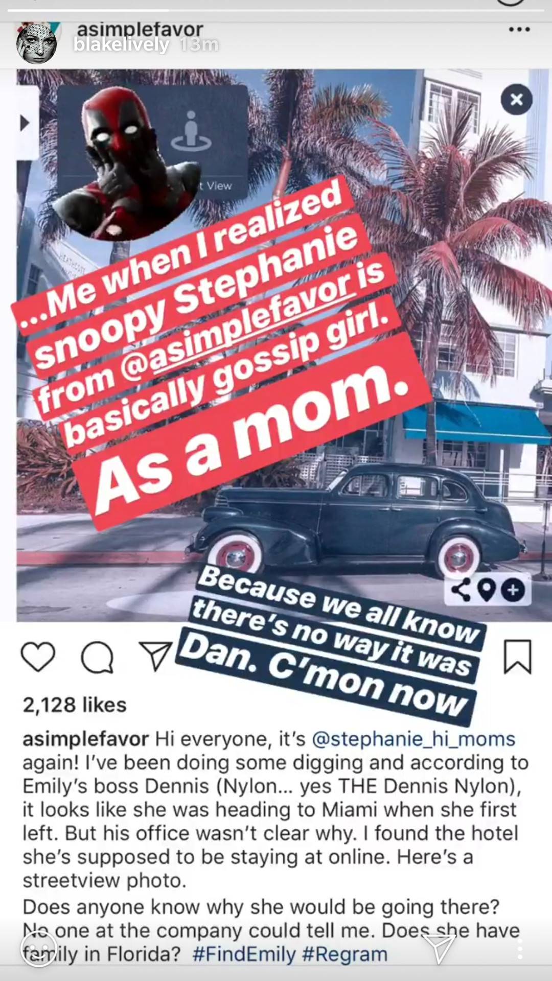 Blake Lively throwing shade at the GG reveal | Scrolller