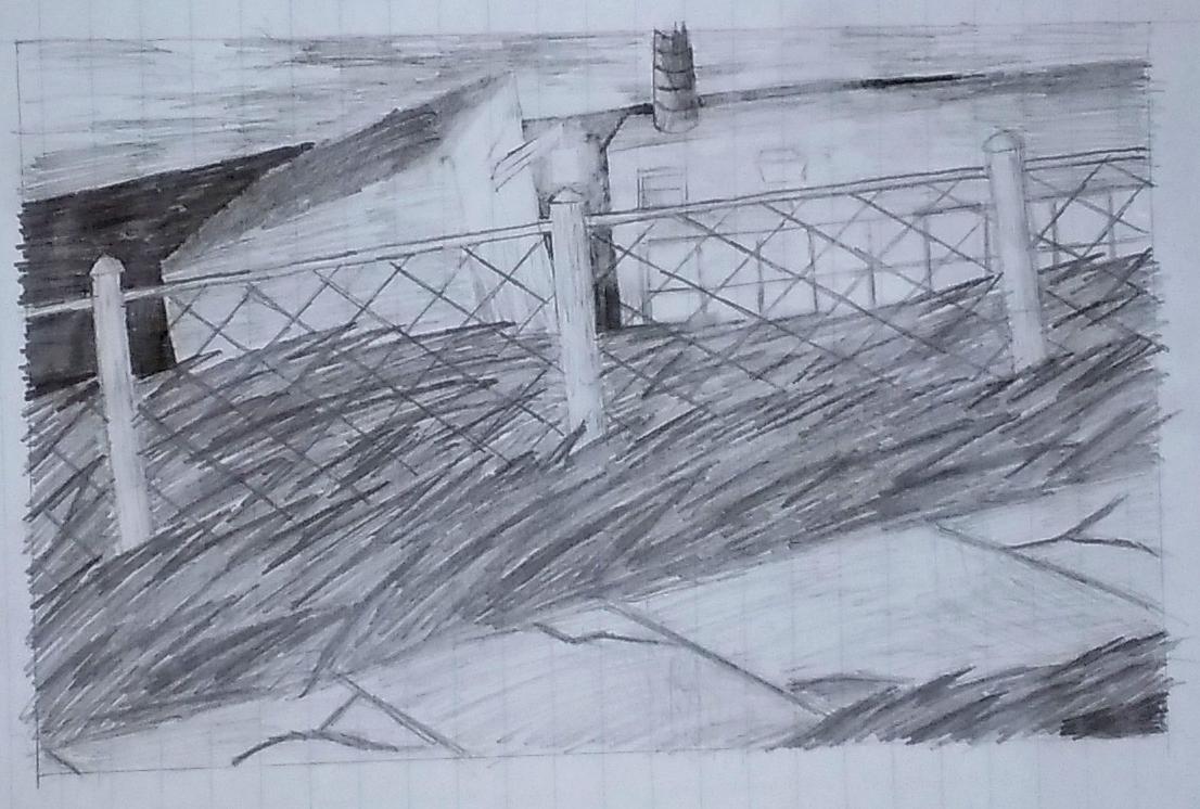 Bleak Graphite Drawing by Me | Scrolller