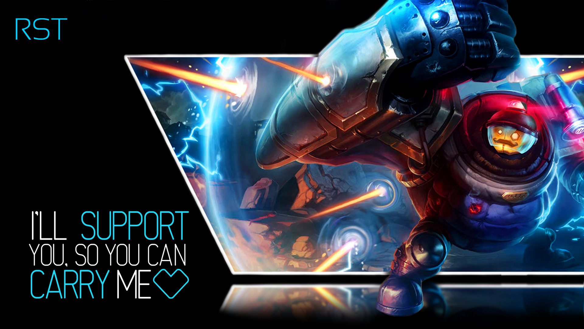 Blitzcrank Background I Made in Photoshop | Scrolller