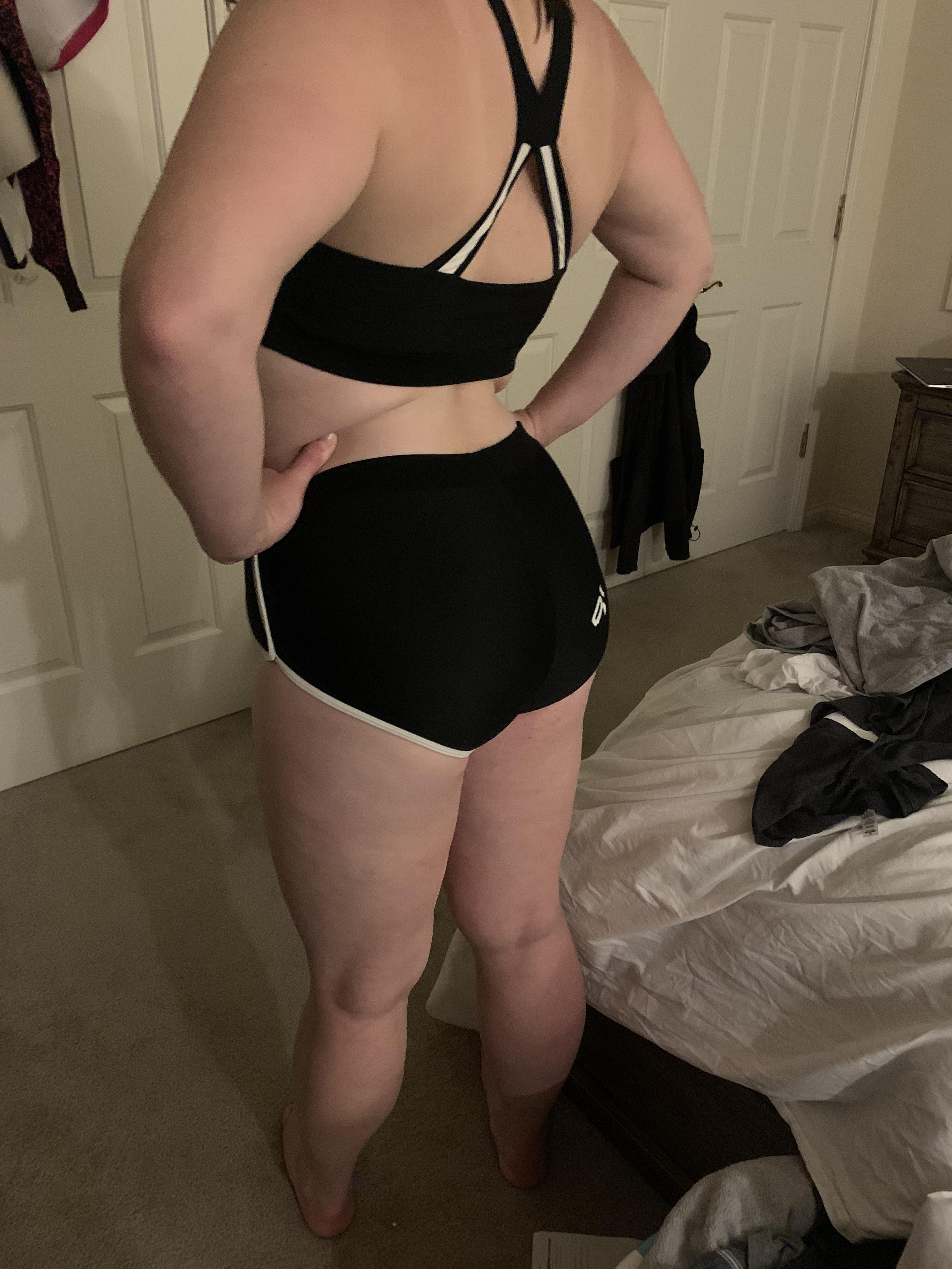 BLKD booty shorts. BLKD bra. 20% of her wardrobe is QOS | Scrolller