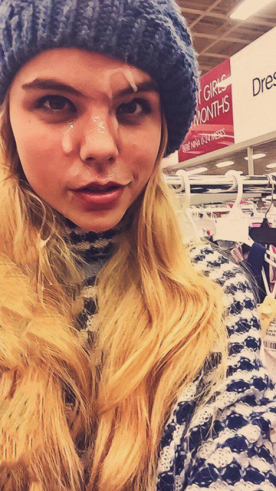 Blonde public cum walk | Scrolller