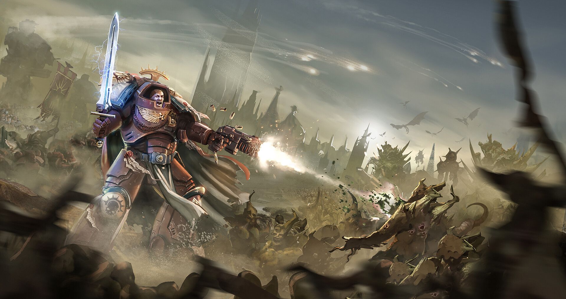 Blood Raven Primaris Captain by David Perdigón | Scrolller