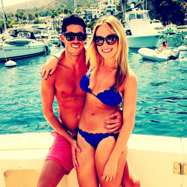 Blue bikini beauty with rugged stud | Scrolller