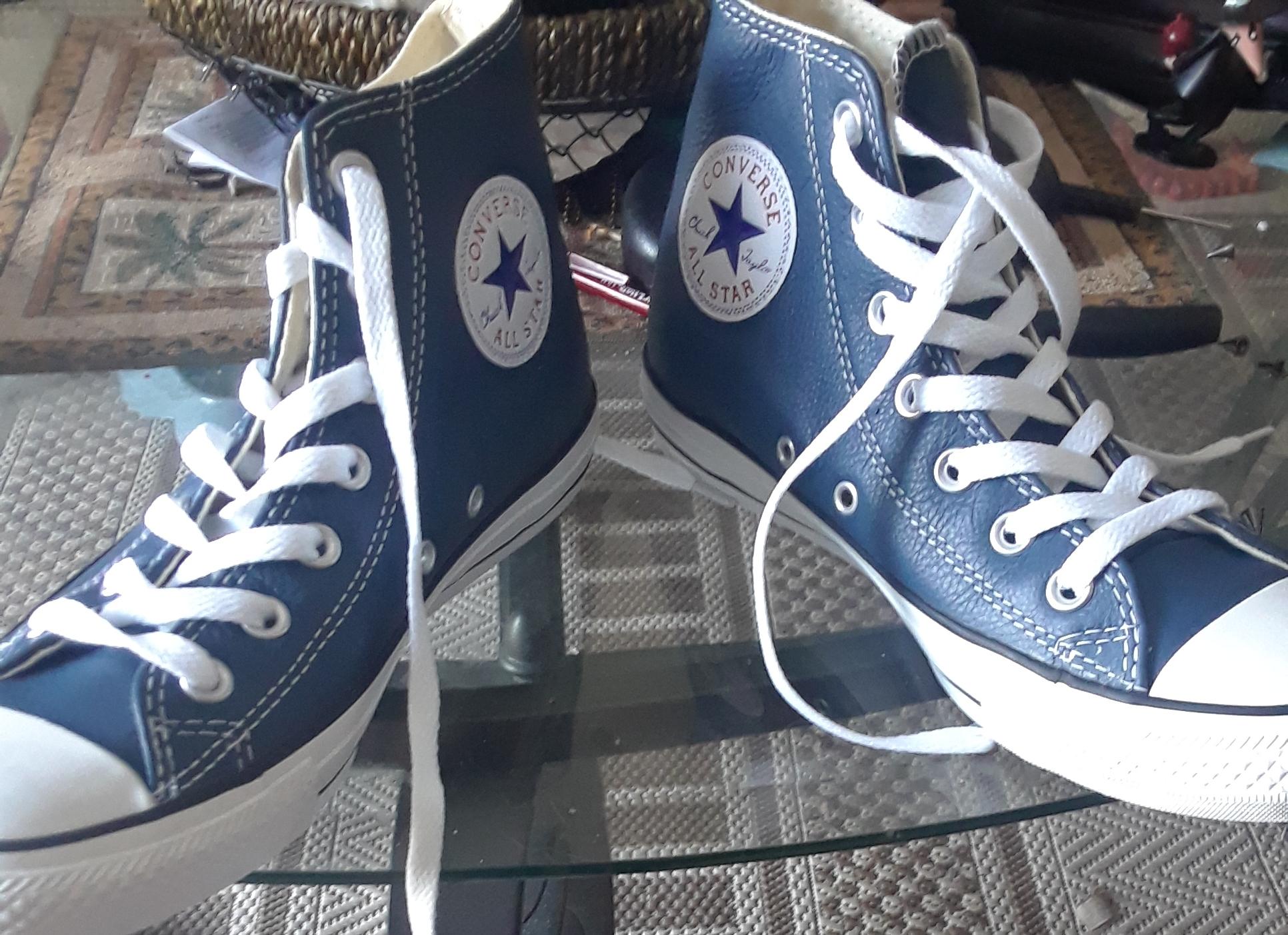 Blue leather | Scrolller