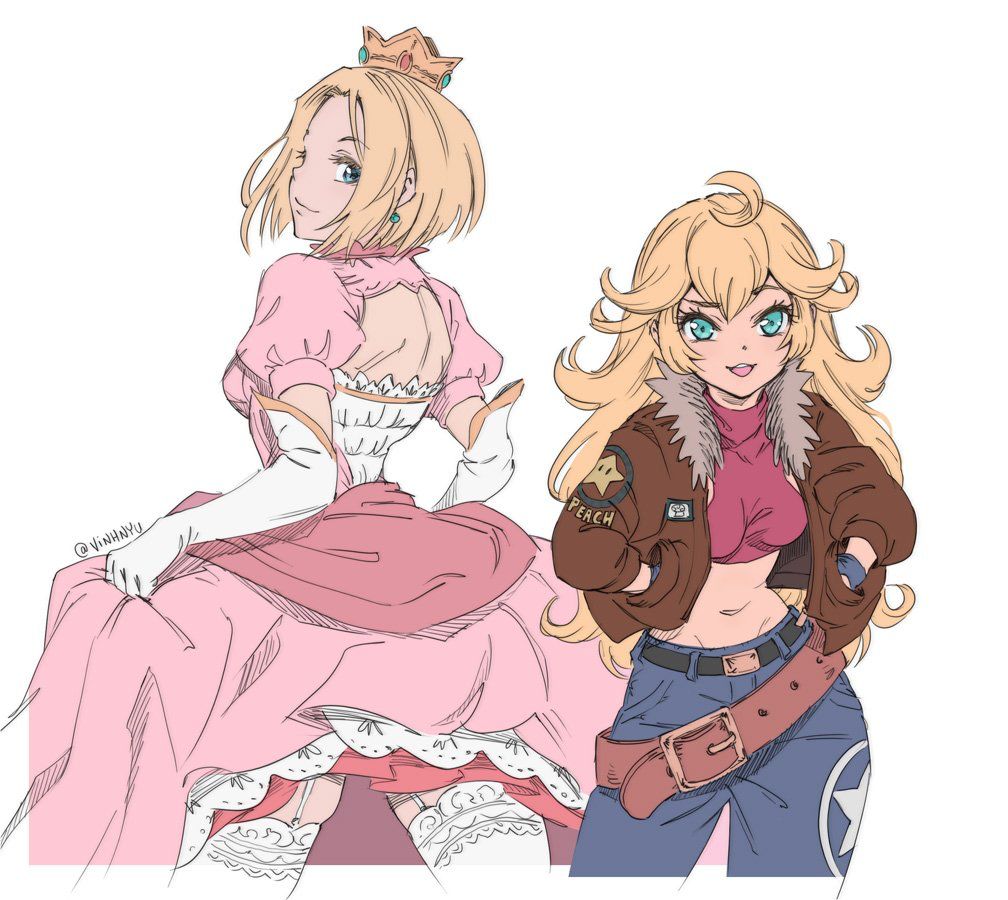 Blue Mary x Princess Peach | Scrolller