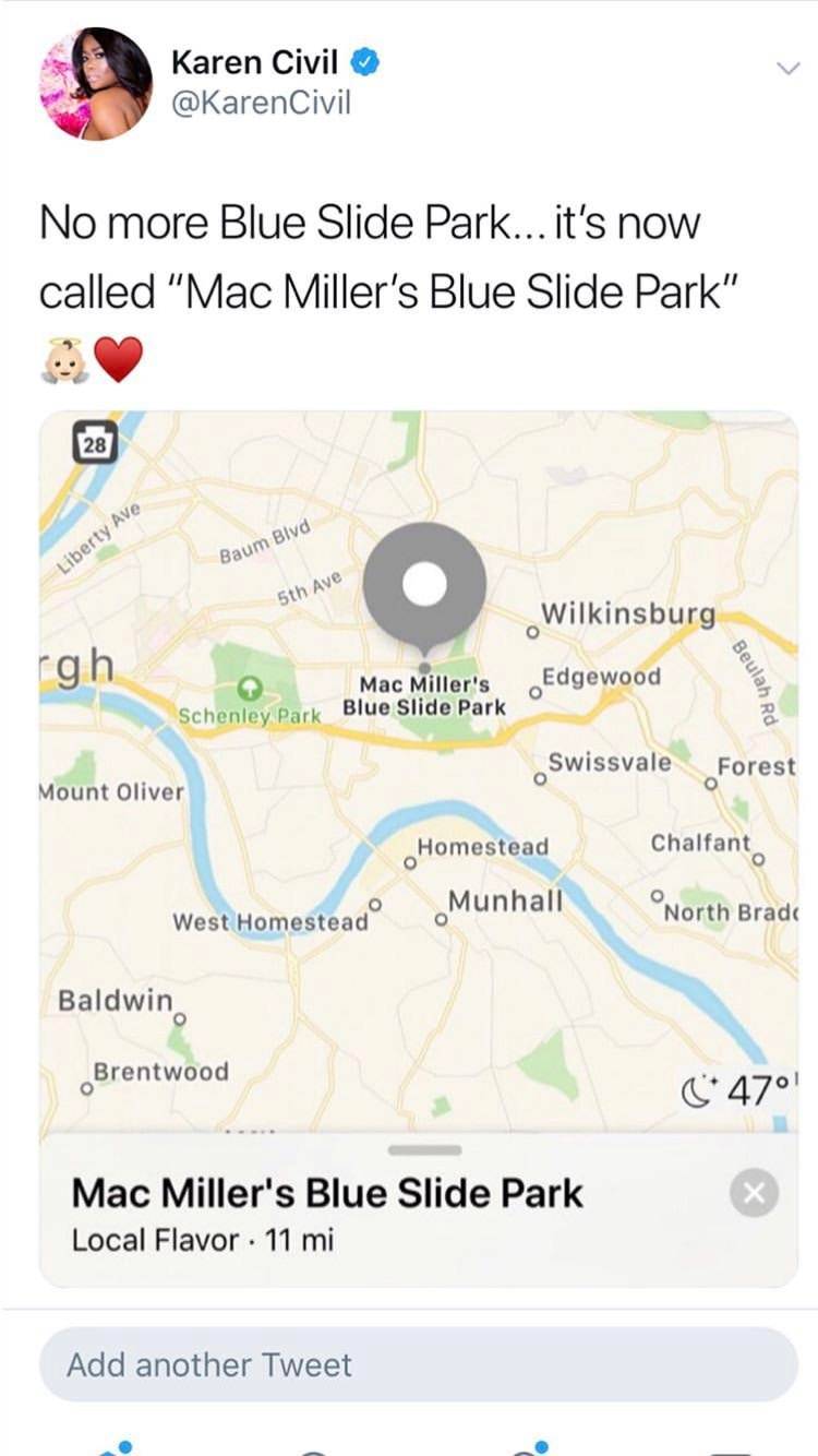 Blue Slide Park has been renamed too Mac Miller’s Blue Slide Park ️ | Scrolller