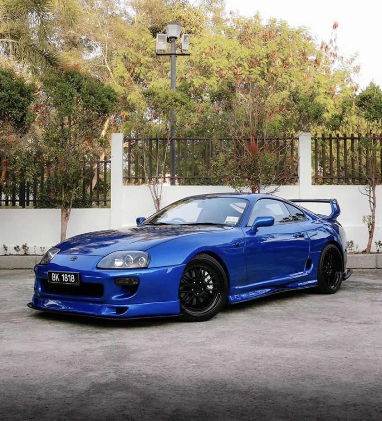 Blue Toyota Supra | Scrolller