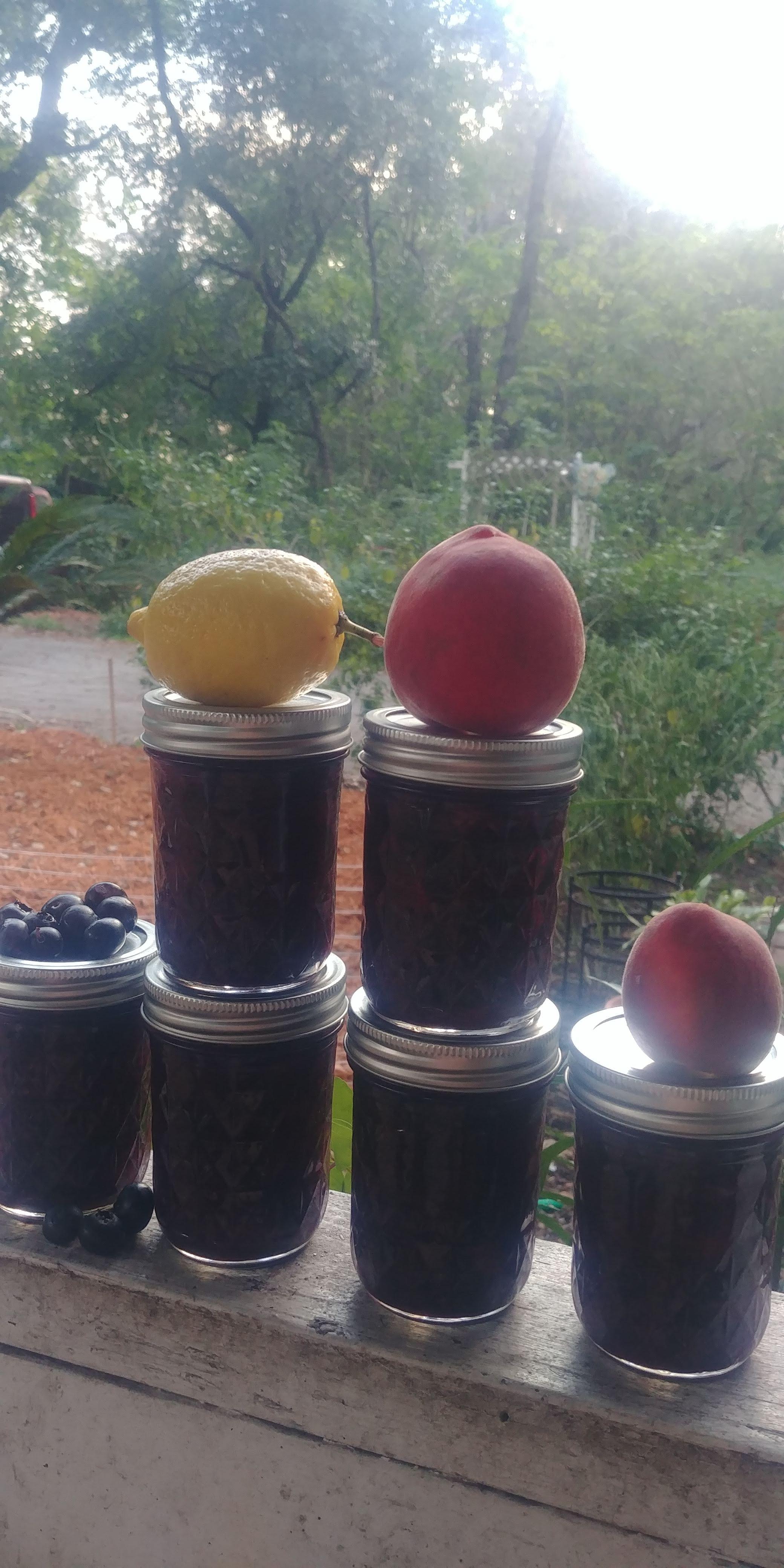 Blueberry/Peach jam | Scrolller