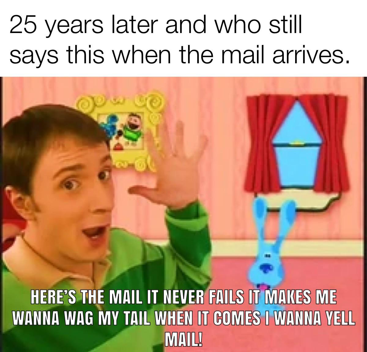 Blues Clues 25th Anniversary. | Scrolller