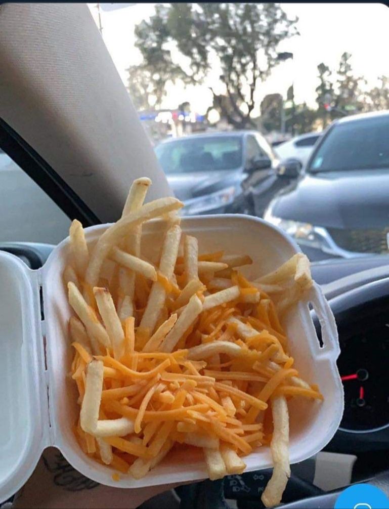 blursed cheese fries | Scrolller