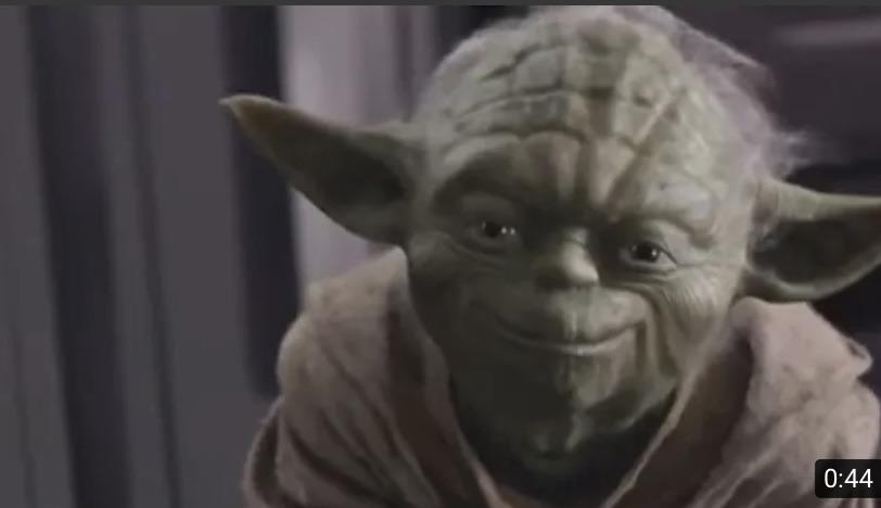 Blursed Smiling Master Yoda | Scrolller