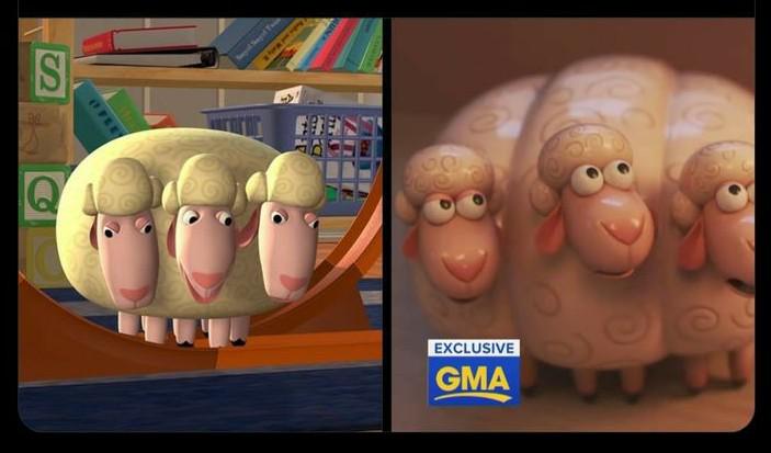 Bo Peep's Sheep Old vs New Design. | Scrolller