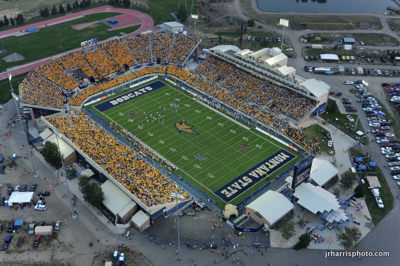 Bobcat Stadium at Montana State University. Bozeman, Montana. [800x533 ...