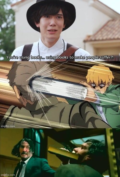 Books are the best weapons | Scrolller