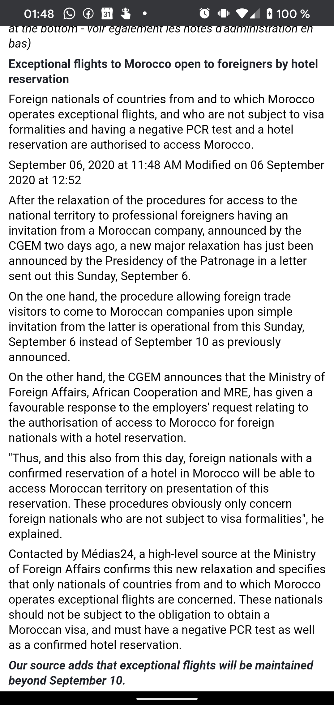 Borders open to foreign tourists from selected countries | Scrolller