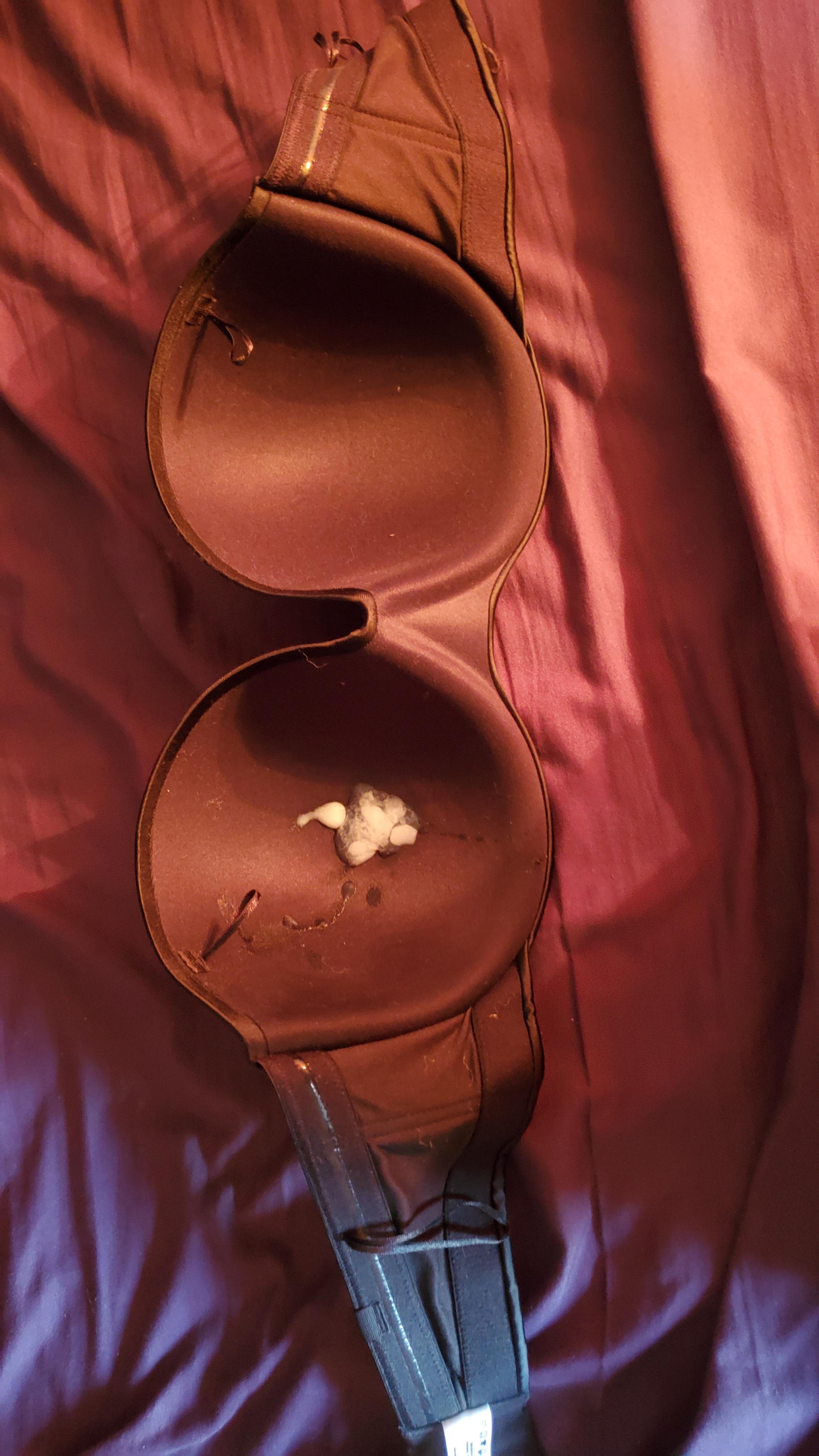 Boss's wife's 38DD strapless black bra. | Scrolller