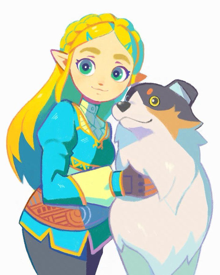 BOTW Zelda and a Good Boy [@denaseey] | Scrolller