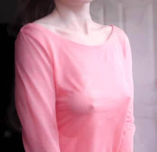 Bouncing And Poking Thru A Pink Shirt Scrolller