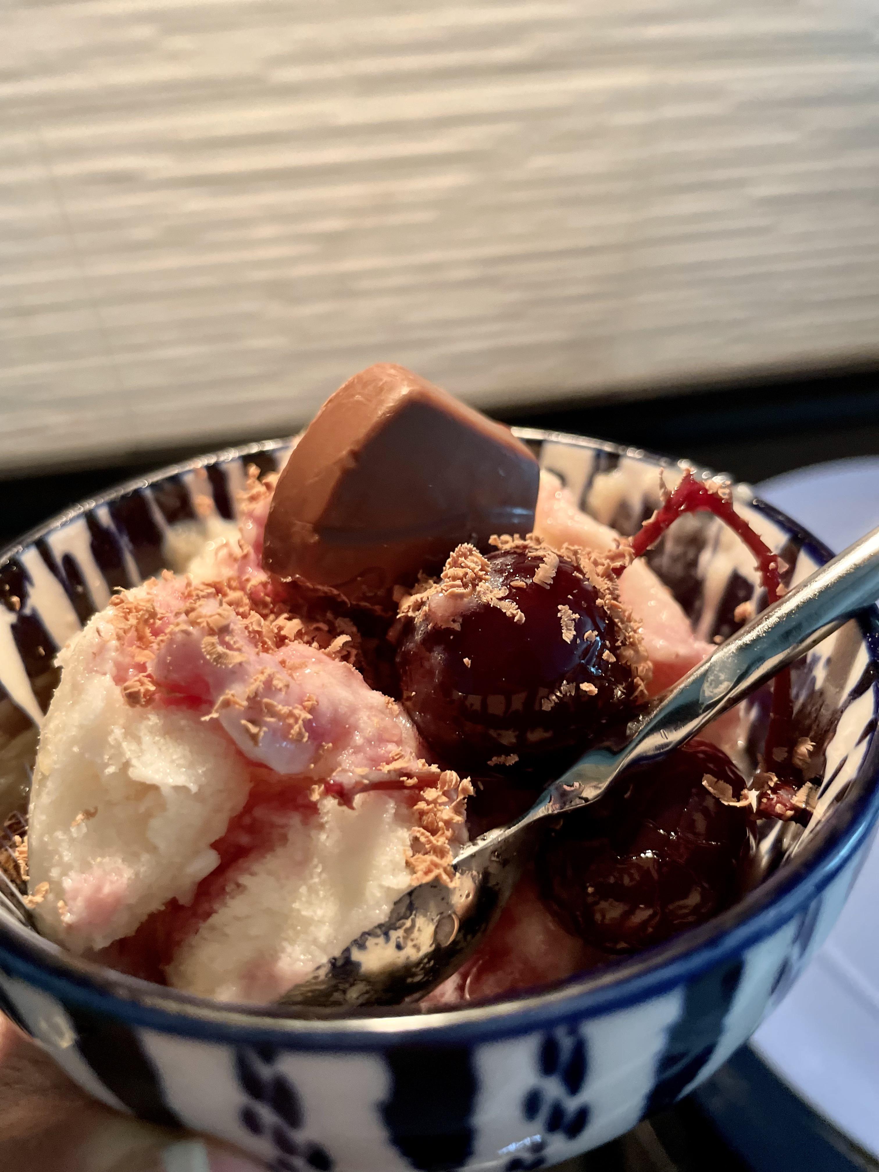 Bourbon soaked cherry sundae. 🍒 | Scrolller