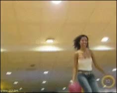 Bowling Nip Slip [gif] | Scrolller