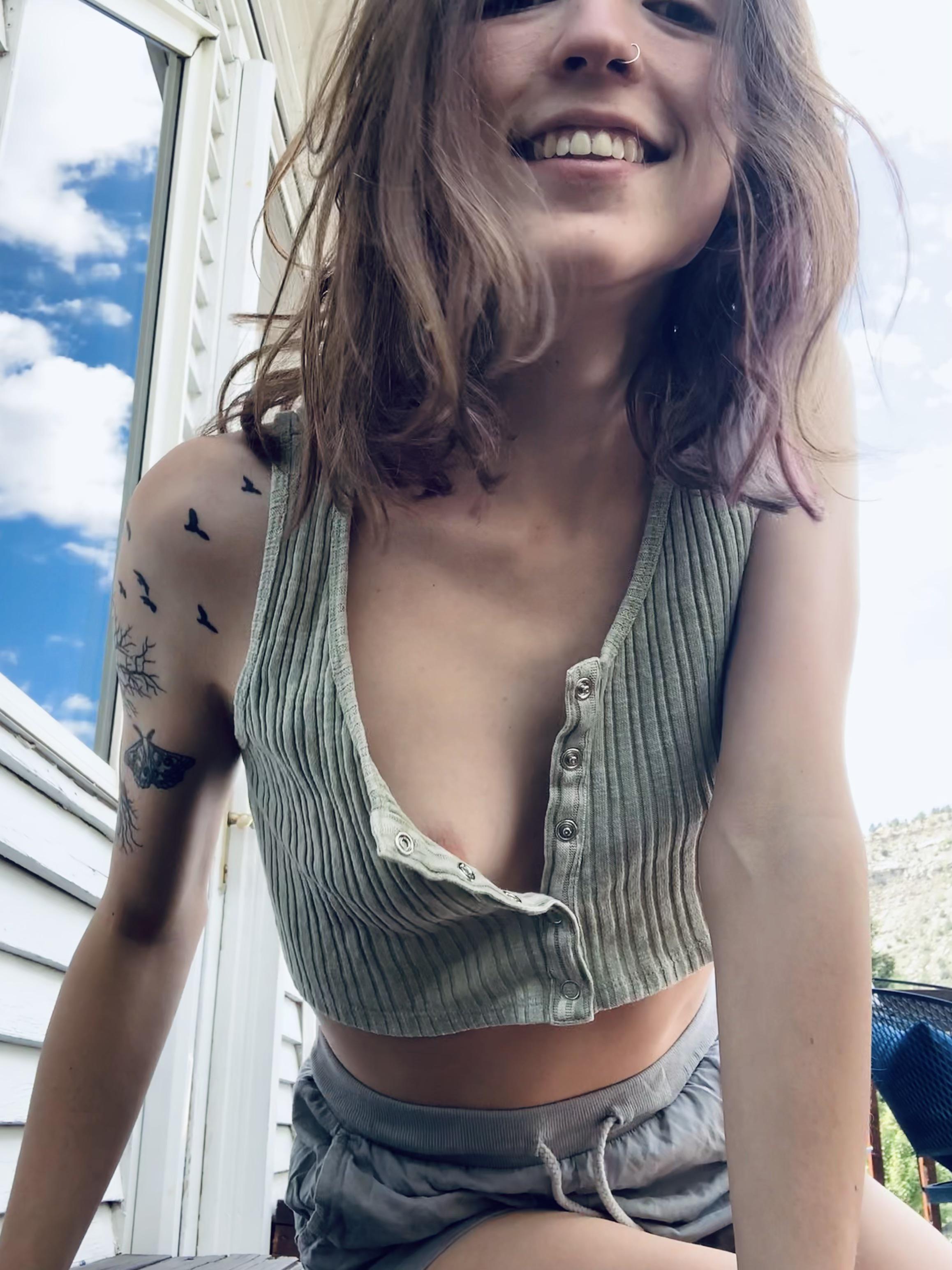 braless as usual 😉 | Scrolller