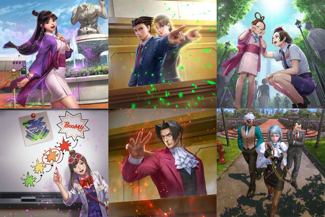 Brand new Ace Attorney art pieces for the recent TEPPEN collab | Scrolller