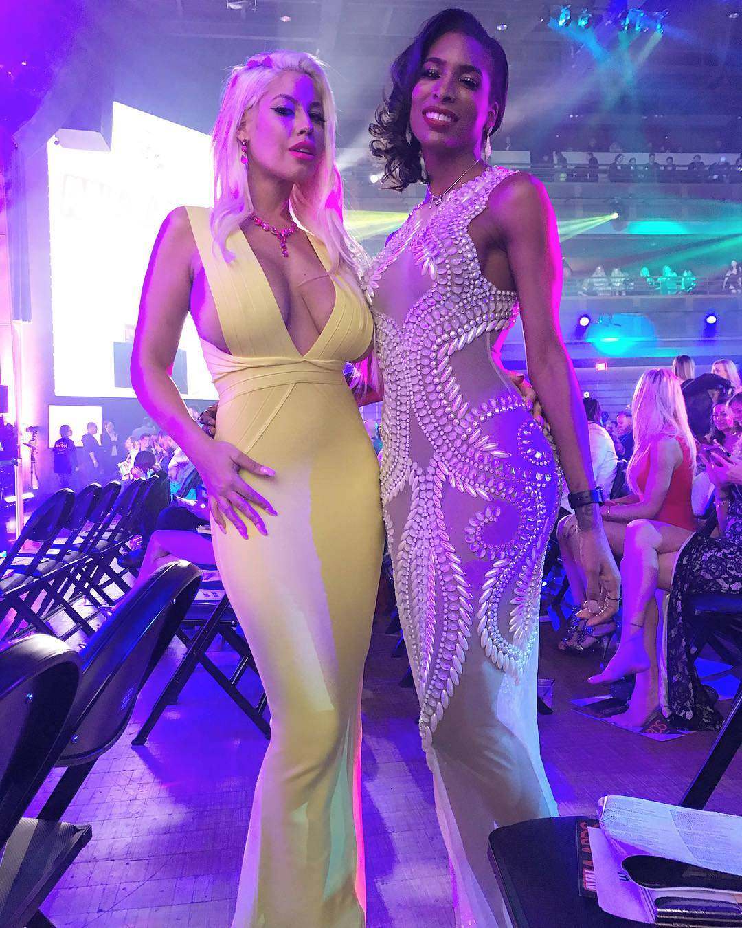 Bridgette with Natassia Dreams at AVN | Scrolller