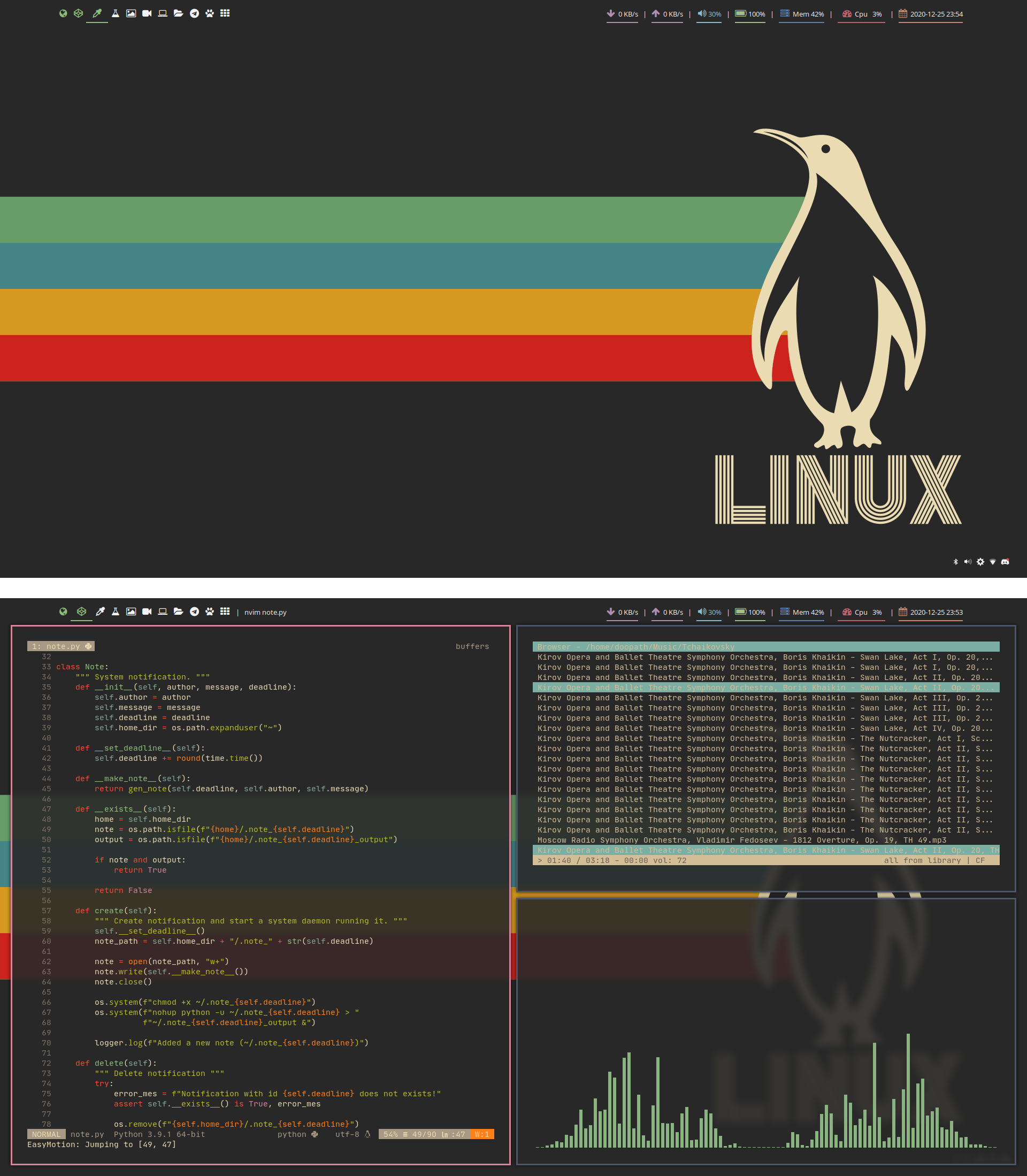 [bspwm] Gruvbox & Bspwm | Scrolller