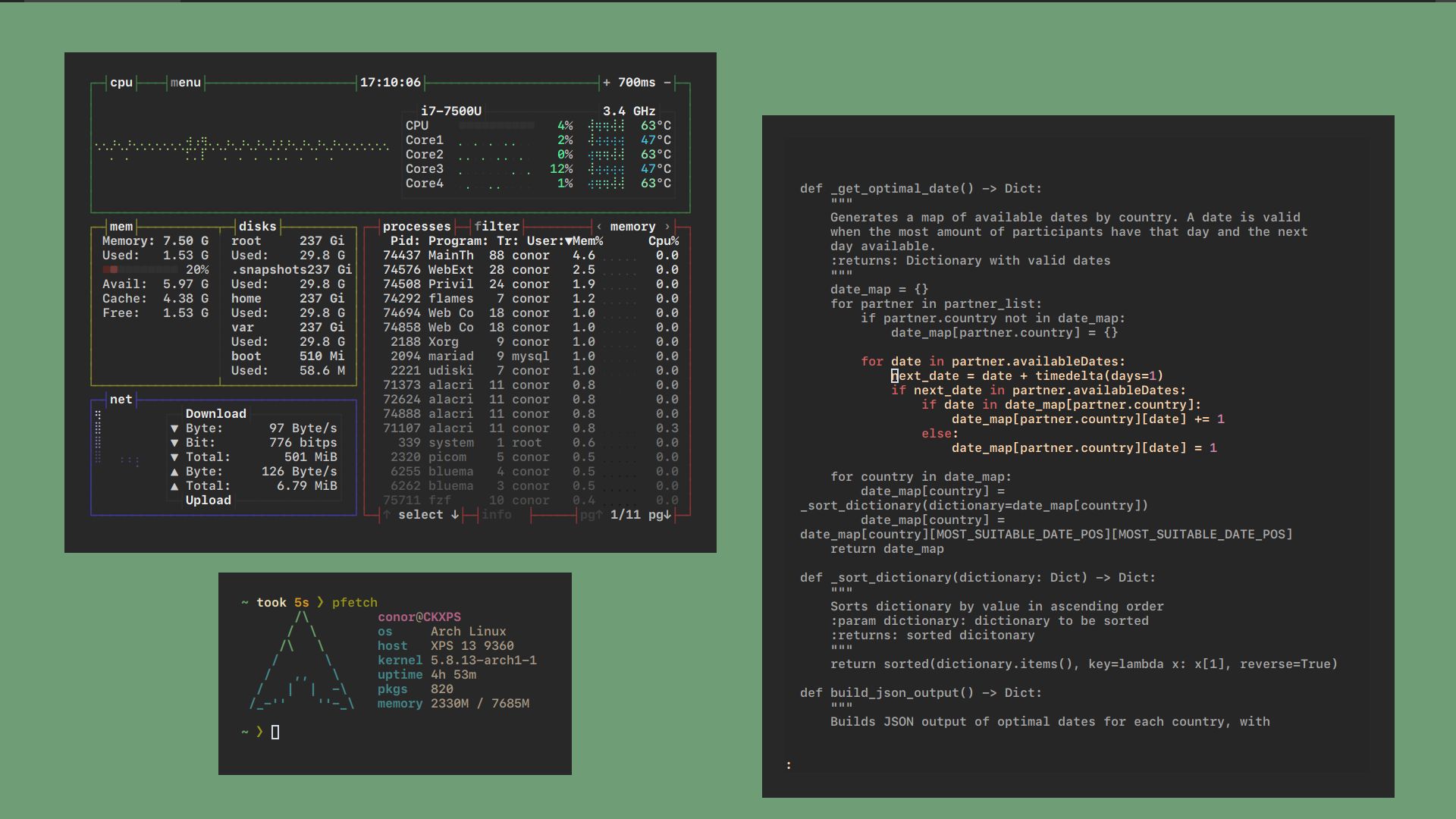 [bspwm] Minimal Gruvbox | Scrolller