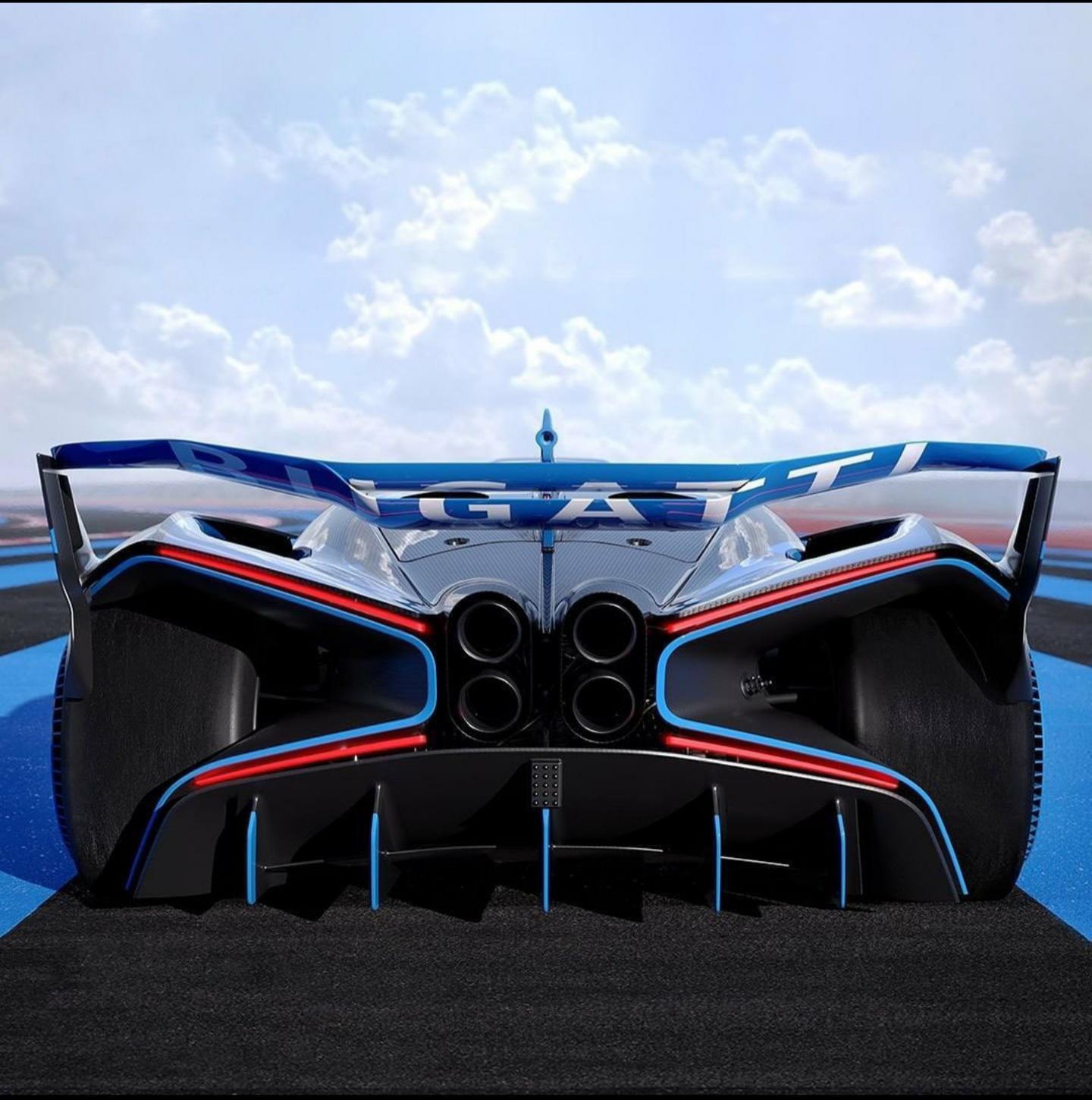 Bugatti Bolide's Crazy rear end | Scrolller
