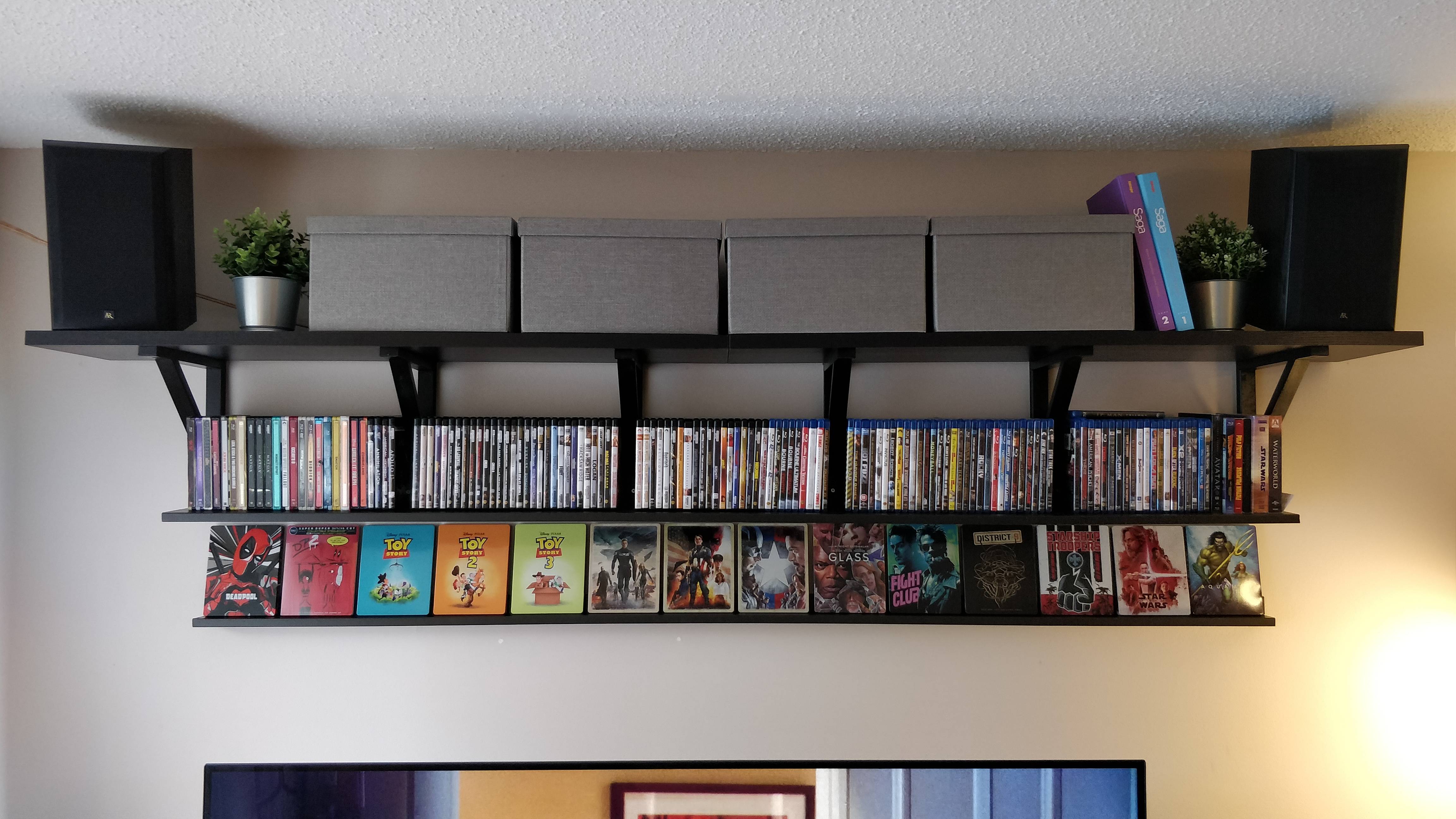 Built a custom steelbook display shelf | Scrolller