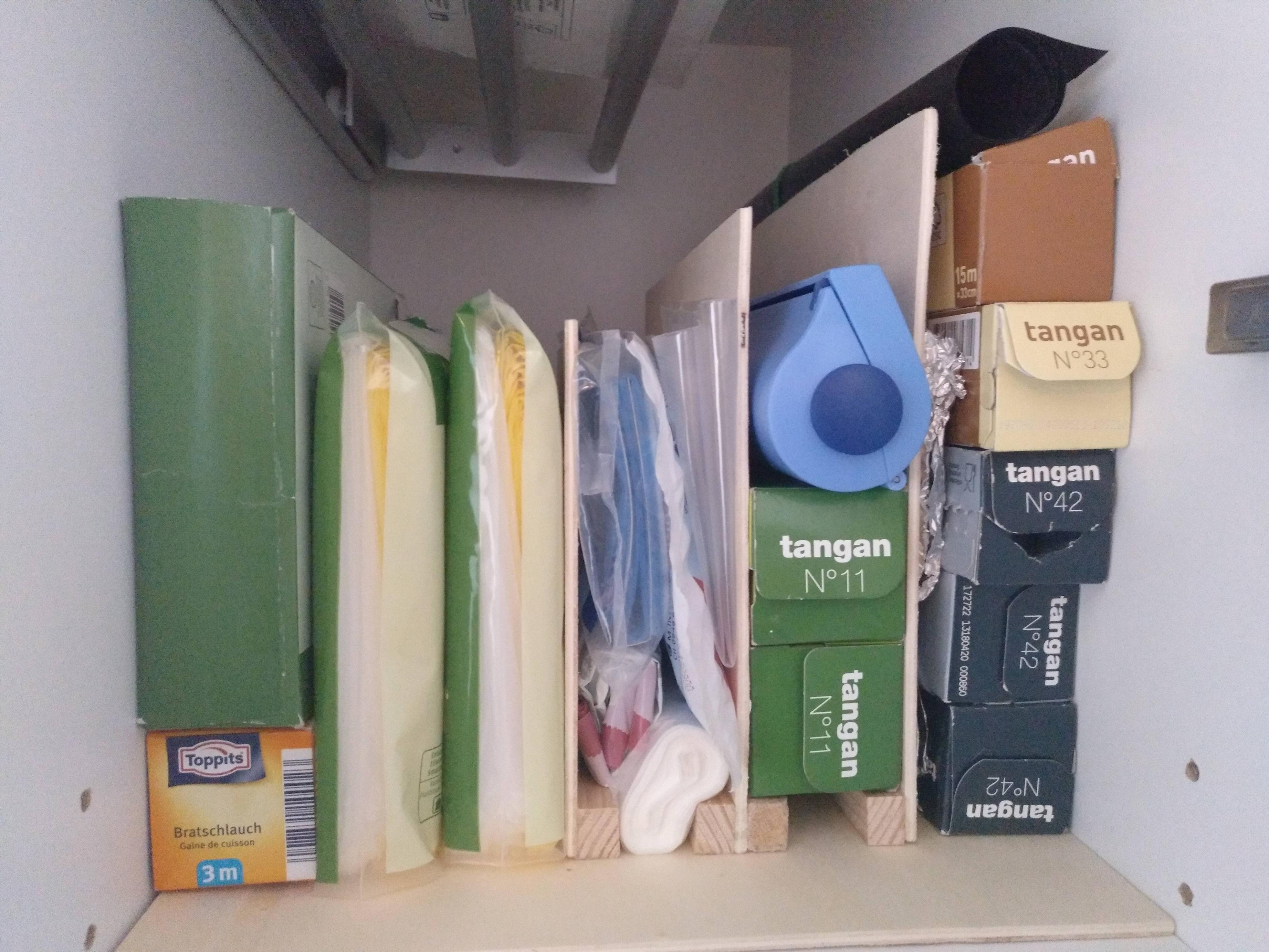 Built an organizer for my foils and bags | Scrolller