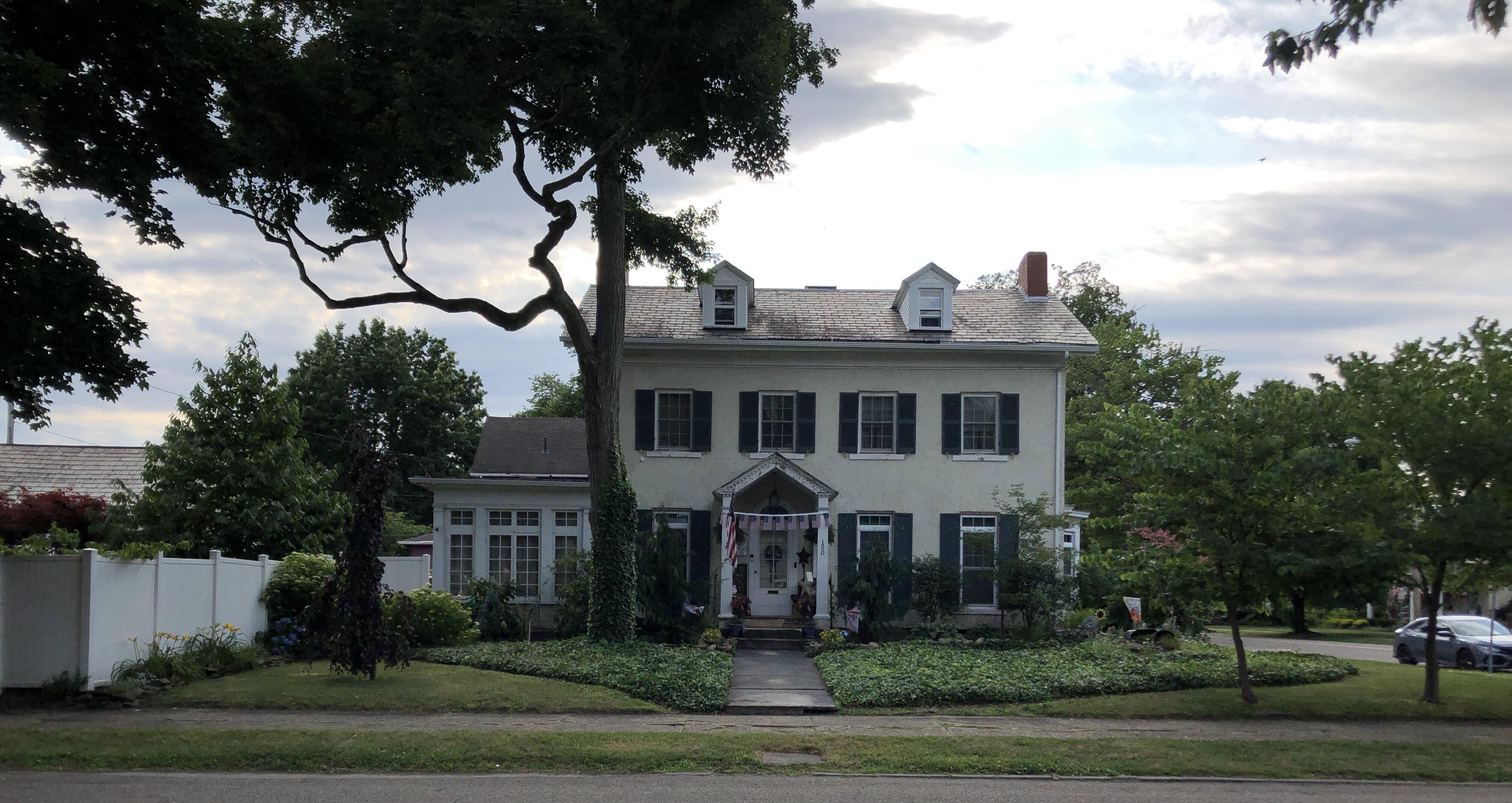 Built in the 1850s, given an colonial revival modification in the 1920s, lots of work to be done ...