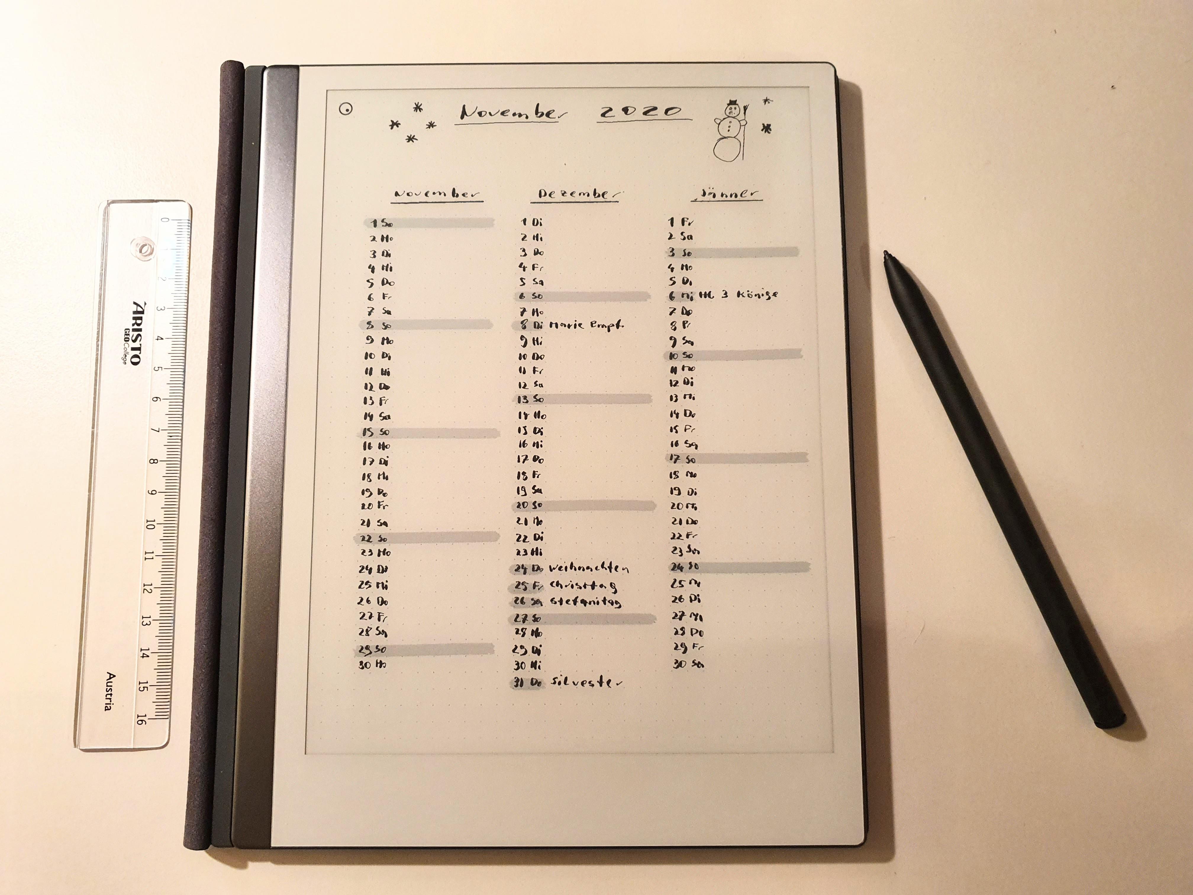BuJo on e-Ink remarkable Tablet? | Scrolller