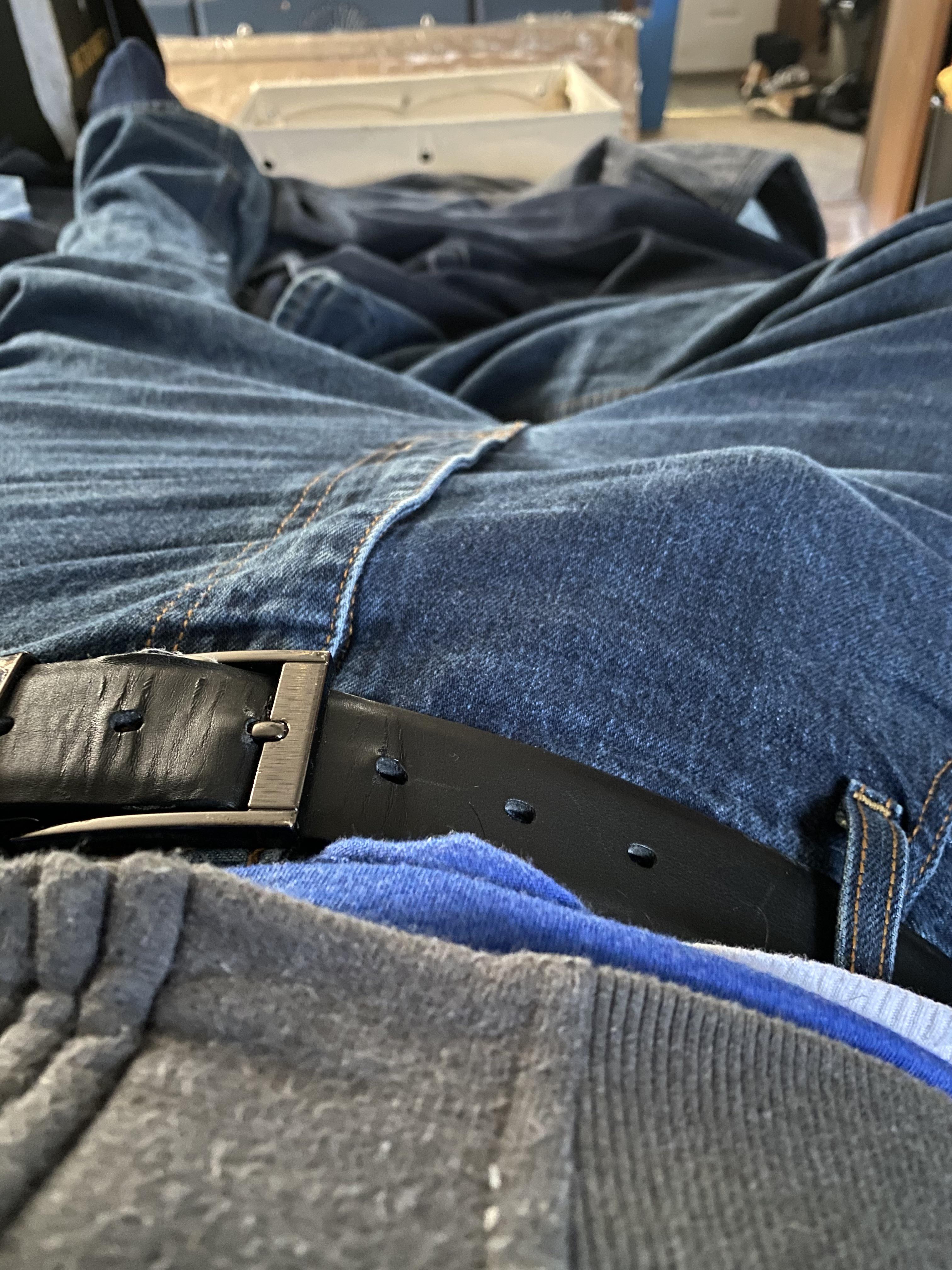 Bulging in my jeans. Wanna feel? | Scrolller