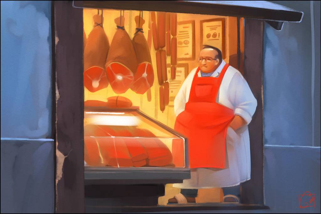 Butcher by Alexandra GaudiBuendia Khitrova | Scrolller